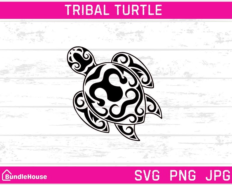 Tribal Turtle SVG, PNG, JPG, Maori Turtle Svg, Turtle Clip Art, Turtle ...