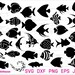 Tropical Fish SVG Bundle ,ocean Fish Svgs, Tropical Fish Cut Files ...