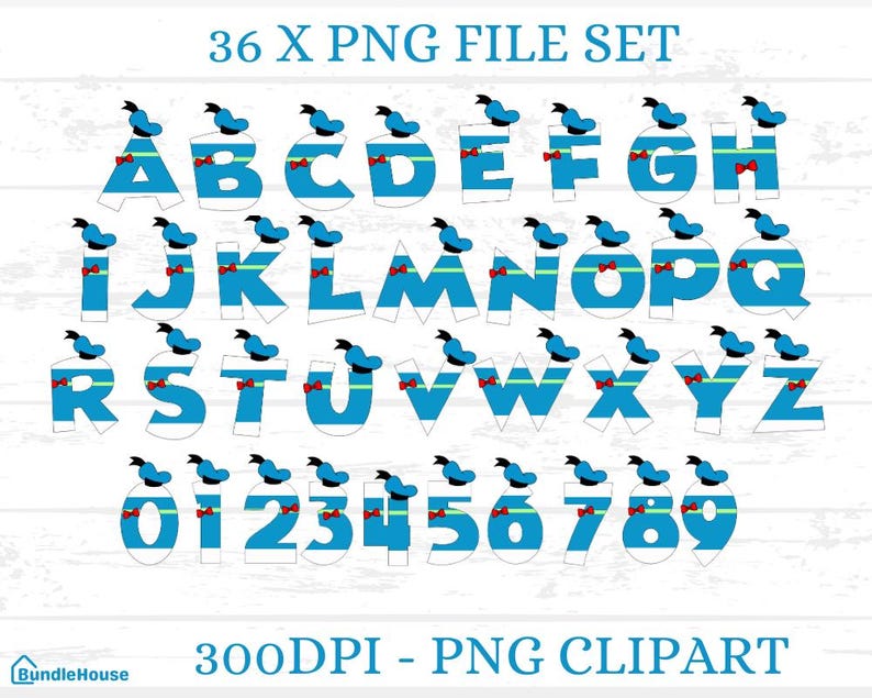 Alpha Doodles PNG, Mickey Alphabet Doodles, Minnie Font, Donald Png ...