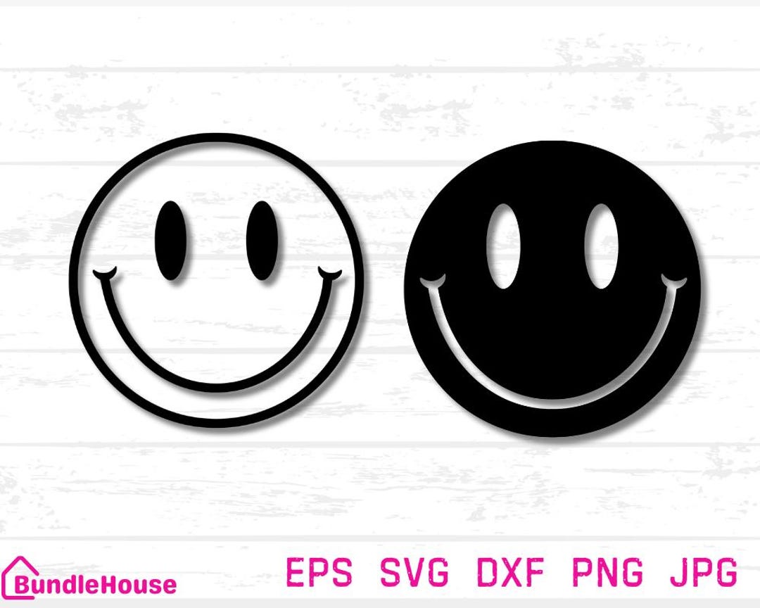 Smiley Face Vectors, Smiley Face Emoji Svg, Smiley Face Design for ...