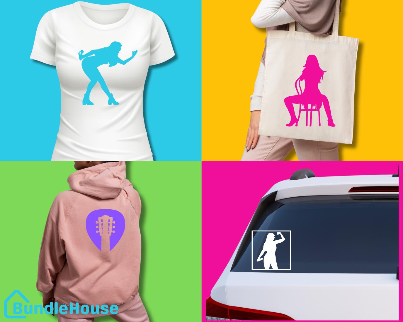 Swiftie Silhouette Bundle, SVG, PNG, JPG, Swiftie Vectors, Swiftie Svgs ...