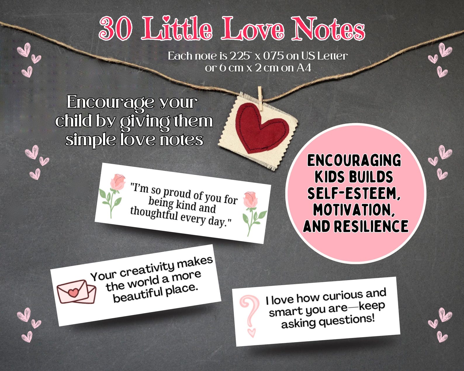 Valentine's Day Love Notes for Kids | Printable Lunchbox Cards Lunch ...