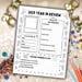 Kids Time Capsule Printable, New Year's Eve Kids Activity, Kids Year in ...
