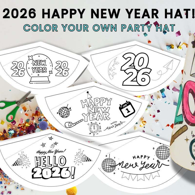 New. Years Eve Hat - Etsy