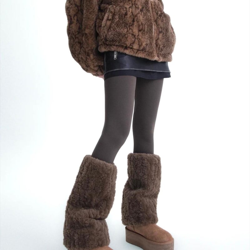 Fur Leg Warmers - Etsy