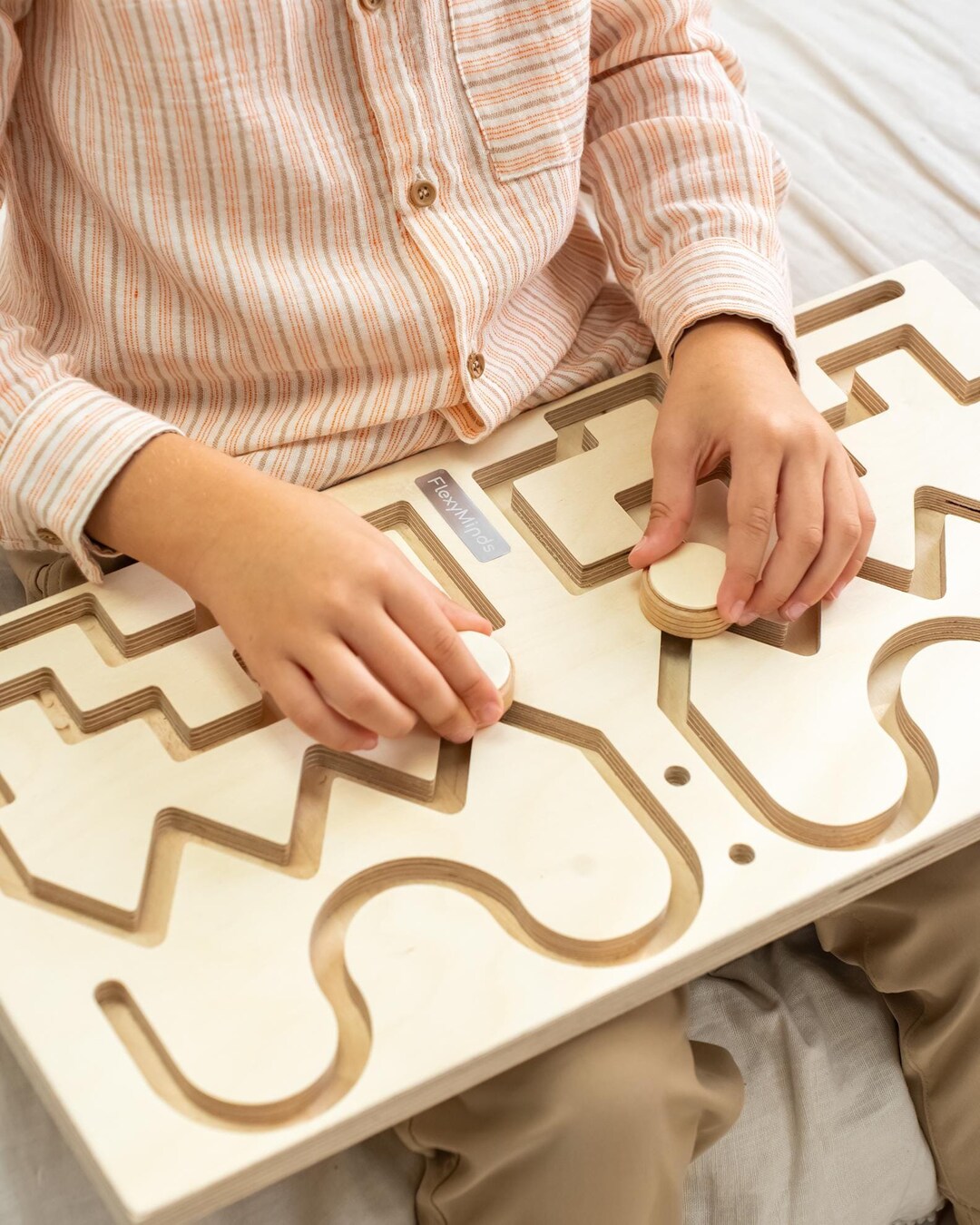 Bilateral Maze Path - Wooden Toy for Kids | Boost Concentration ...