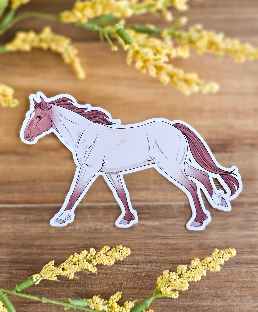 Waterproof Mustang Horse Sticker - Etsy