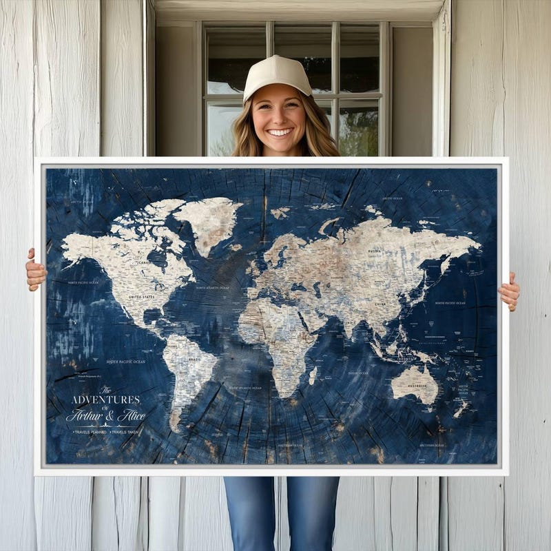 Personalized Map Art - Etsy