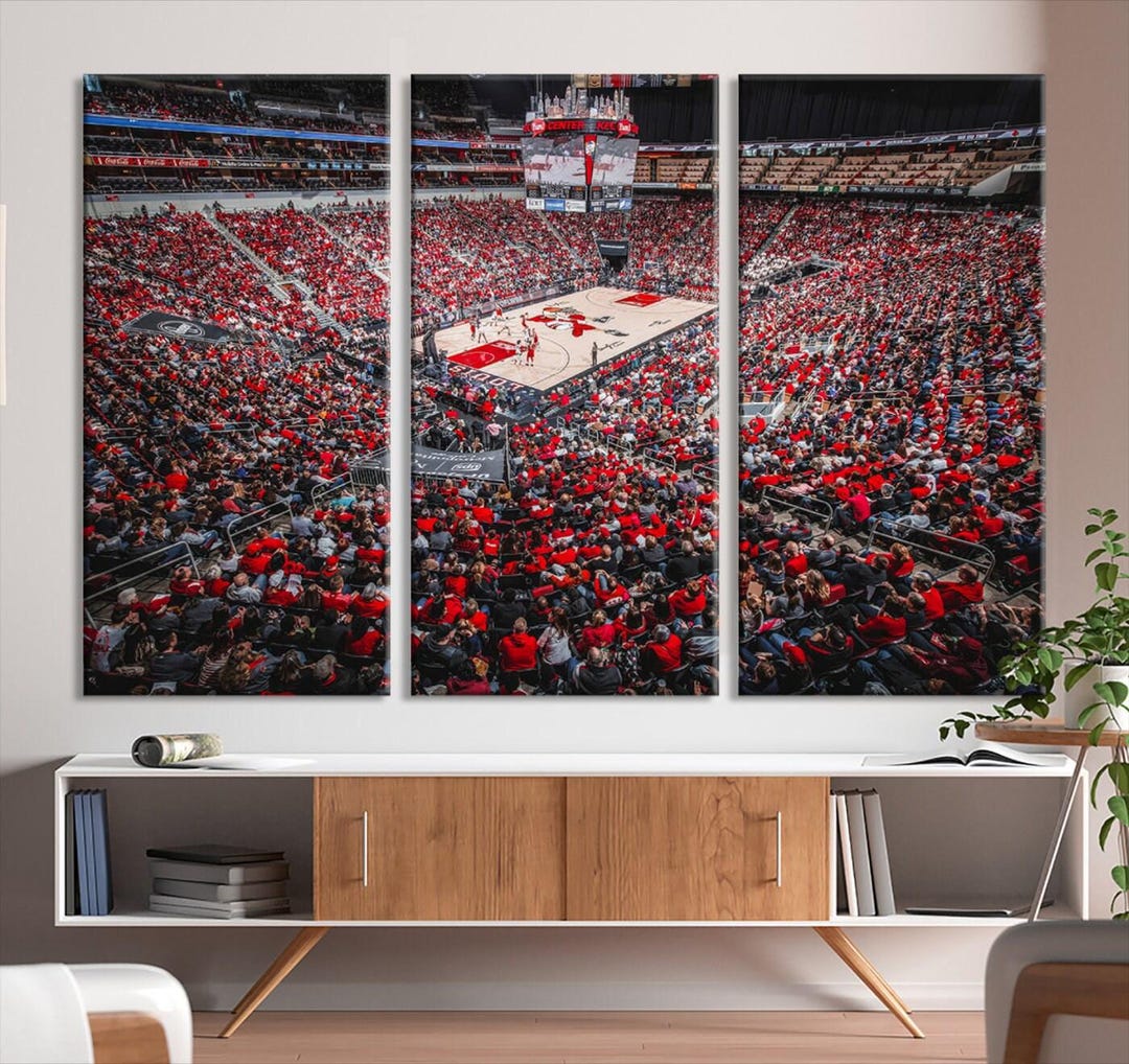 KFC Yum Center Wall Art Print Louisville Stadium Wall Art Canvas Print ...