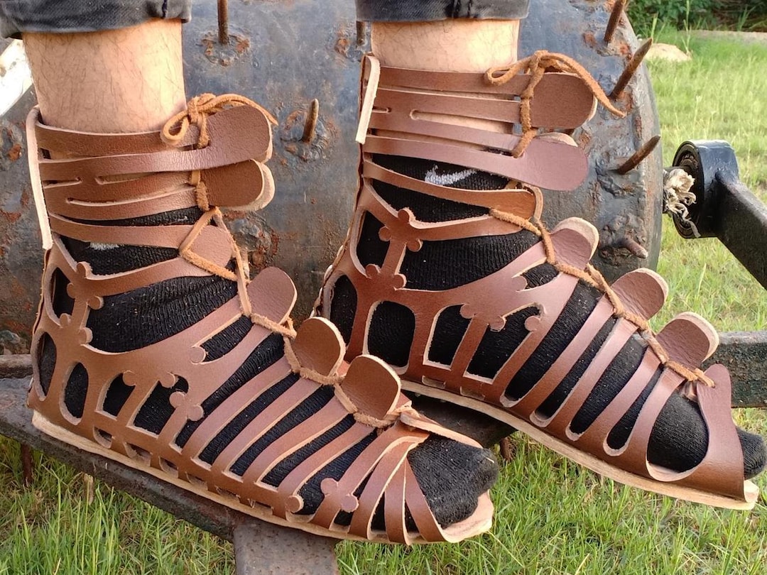 Roman Castleford Caligae – Handmade Historical Reproduction Sandals - Etsy
