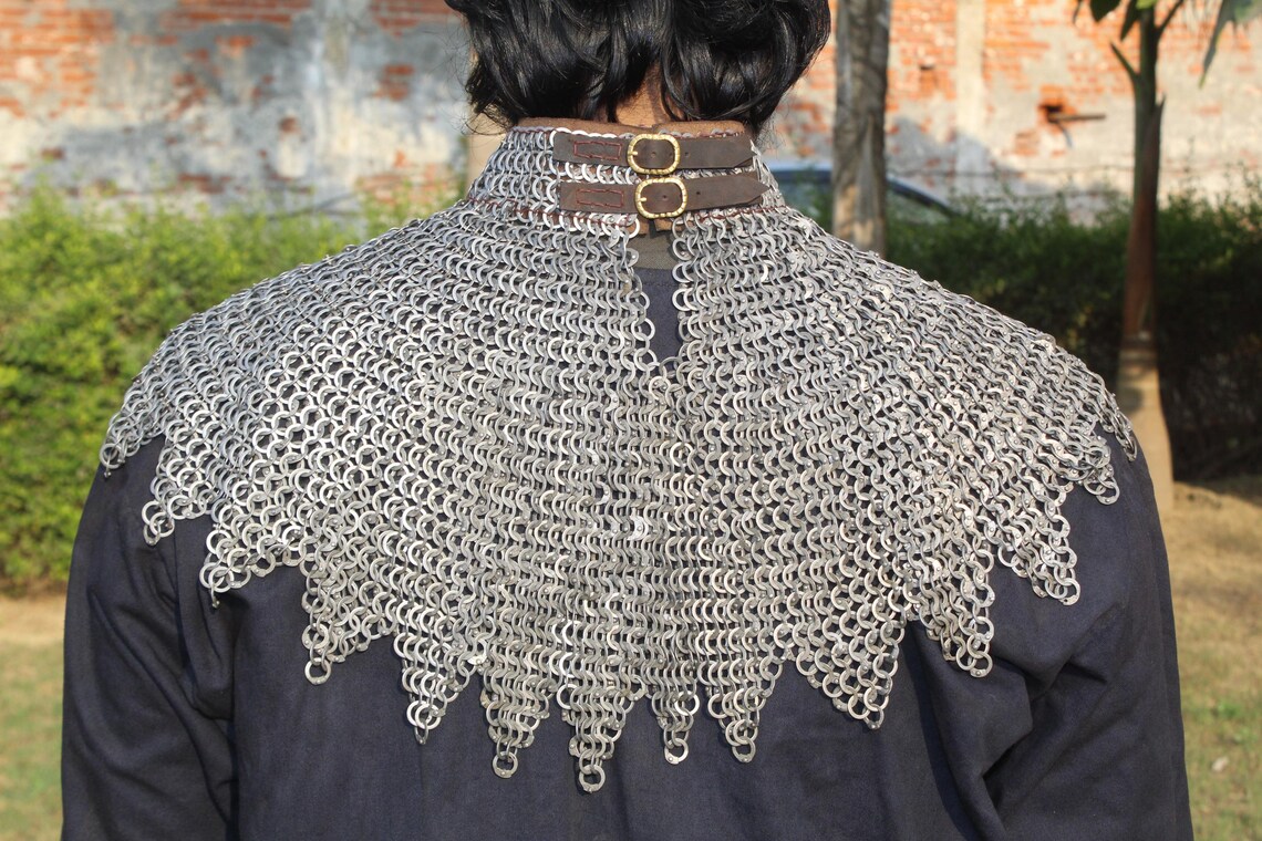 8mm Flat Ring Round Revited With Washer Chainmail Bishop Mentle | Mild ...