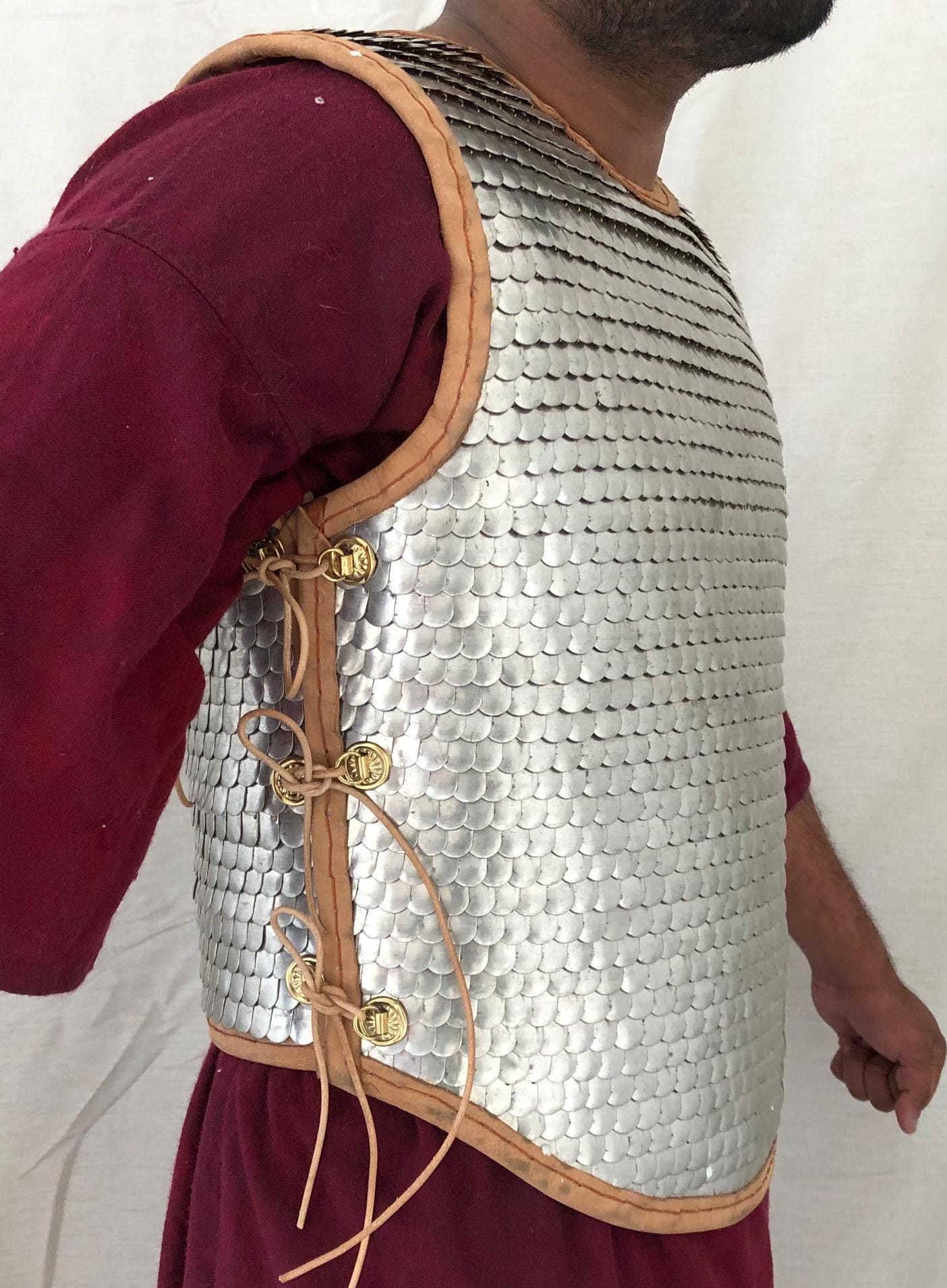 Tinned Brass Scale Lorica Squamata (scale Armor) | LARP, Cosplay ...