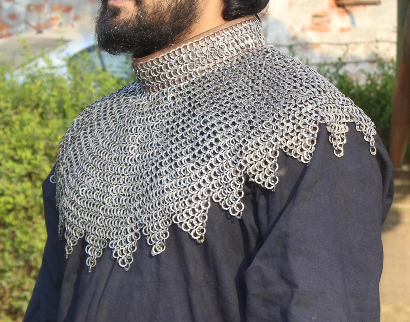 8mm Flat Ring Round Revited With Washer Chainmail Bishop Mentle | Mild ...