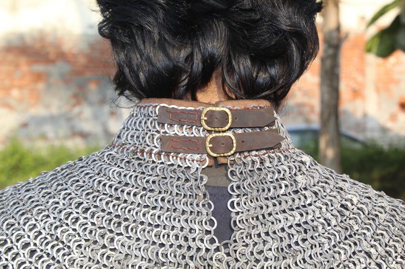 8mm Flat Ring Round Revited With Washer Chainmail Bishop Mentle | Mild ...