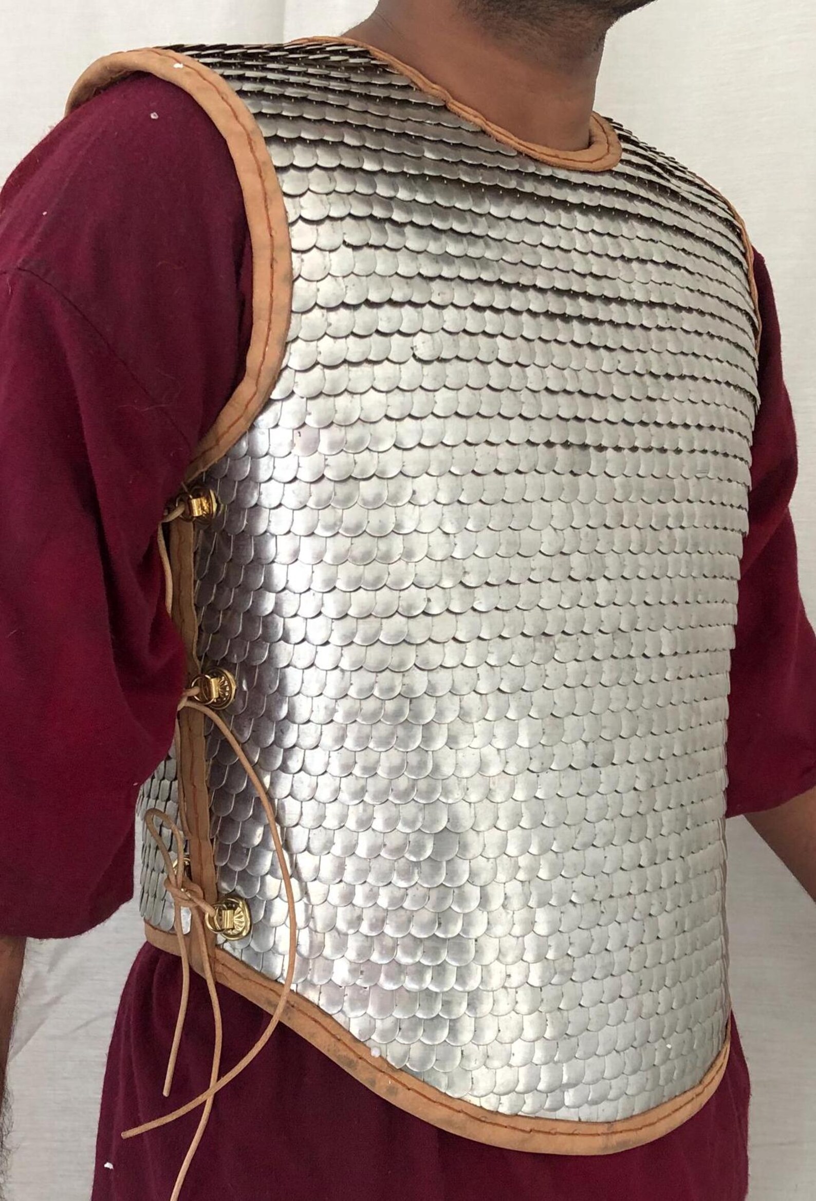 Tinned Brass Scale Lorica Squamata (scale Armor) | LARP, Cosplay ...