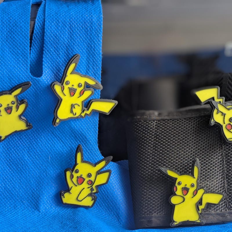 Pikachu Pin - Etsy