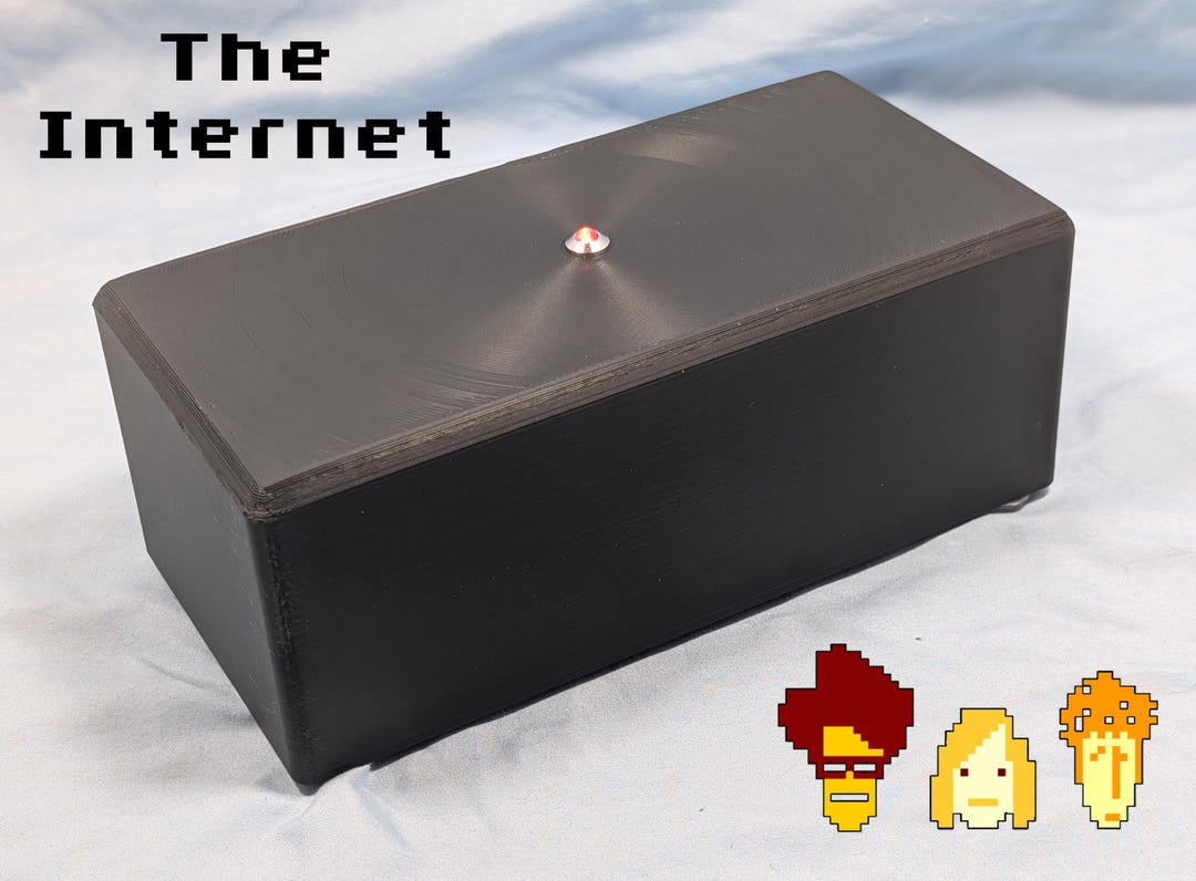IT Crowd, the Internet, Box, Red Led Light - Etsy