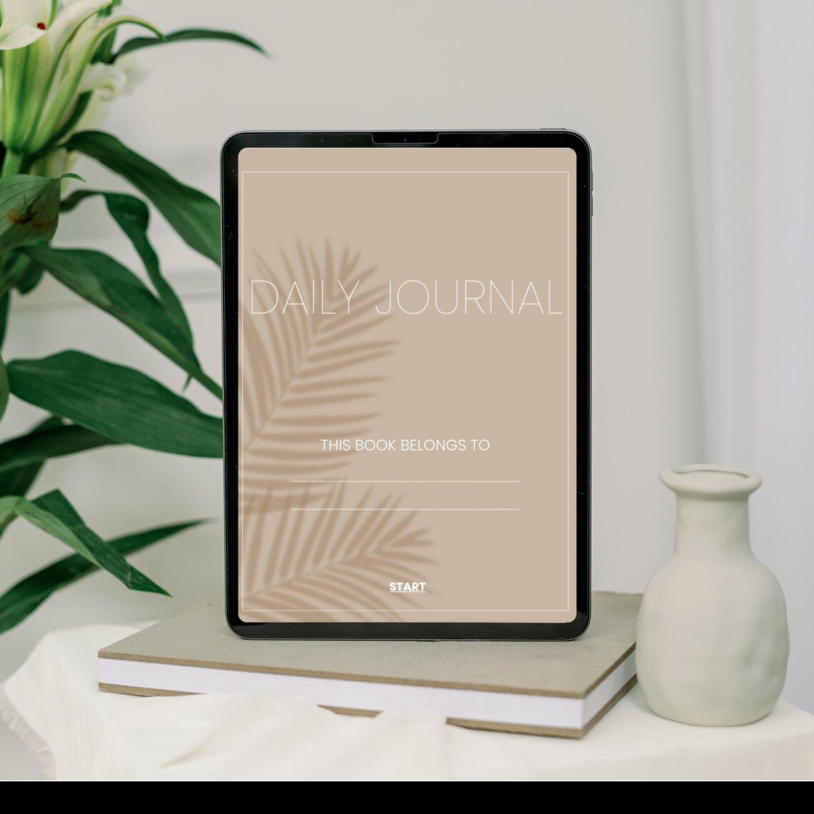 Daily Digital Journal, Undated Planner, Self-care Diary (digital ...