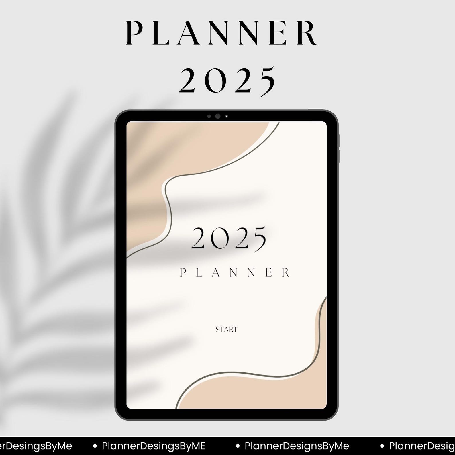 2025 Digital Planner Template, Daily Dated Planner, All in One Weekly ...