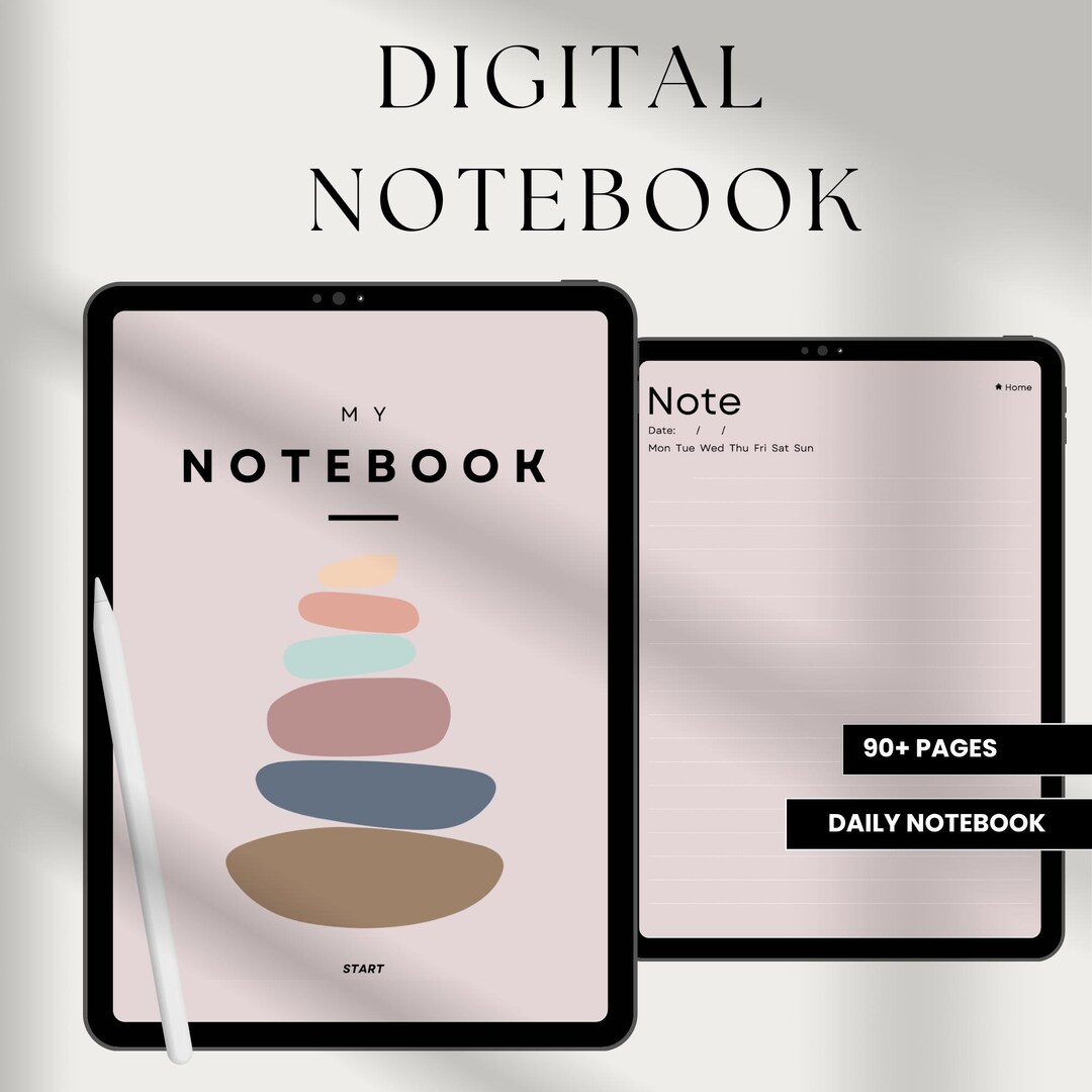 Digital Notebook Student Planner Goodnotes Notebook Daily Journal ...
