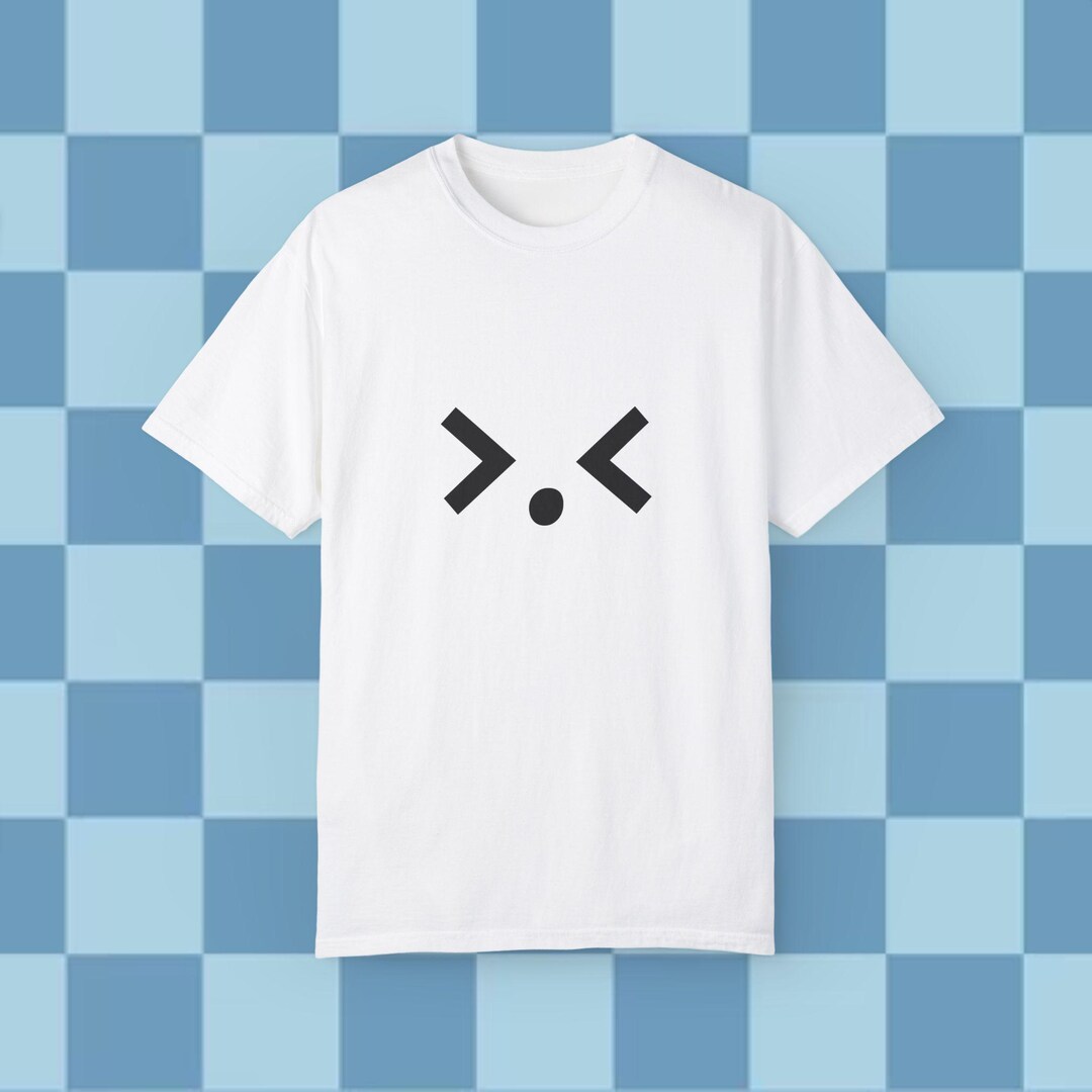 Minimalist Emoticon Graphic Tee, Internet Meme Shirt for Teens, Funny ...