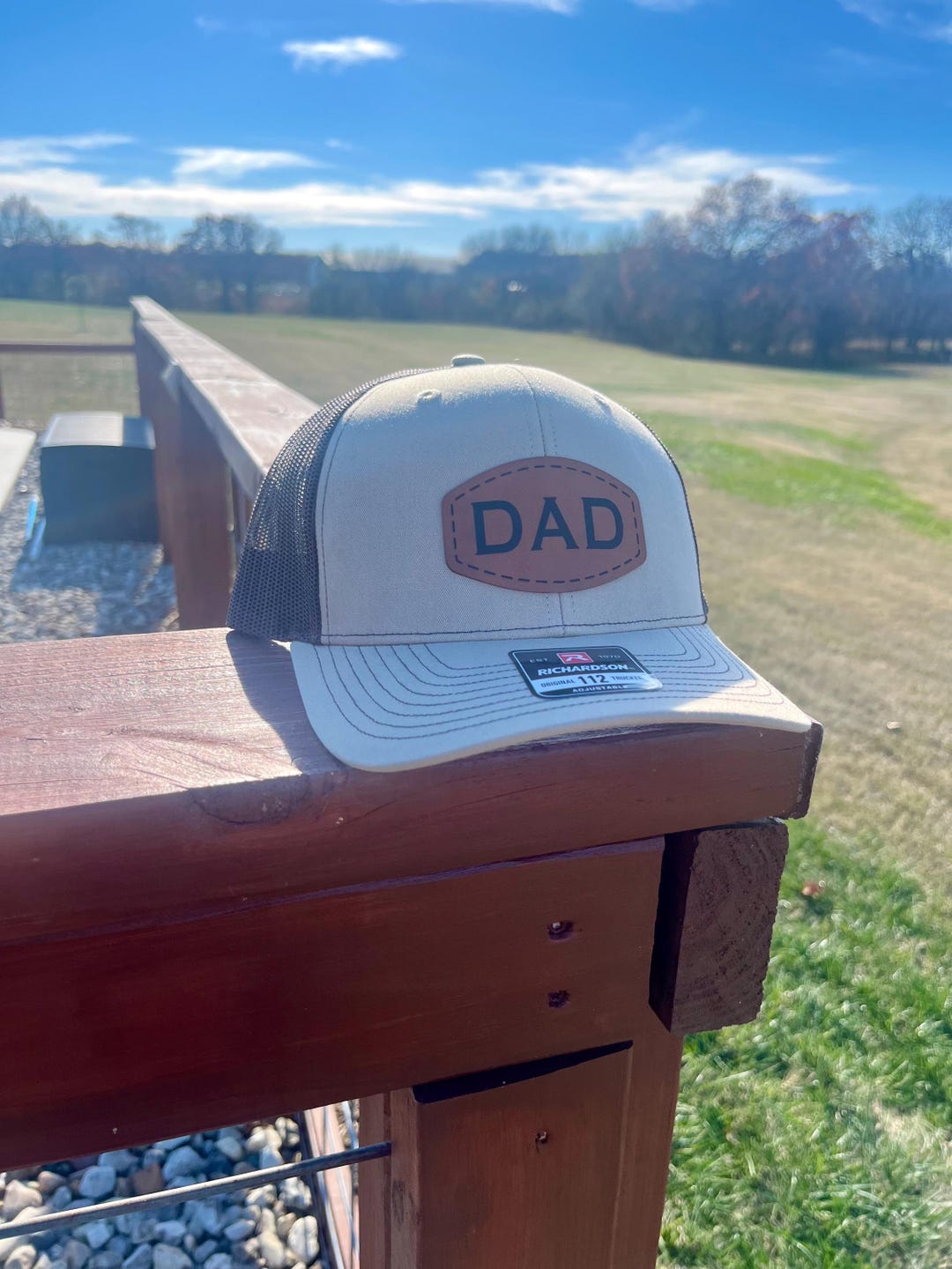 Dad Name Hat, Leather Patch Hat, Grandpa Hat Men, Dad Ball Cap, Father ...