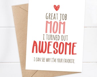 Great job card | Etsy