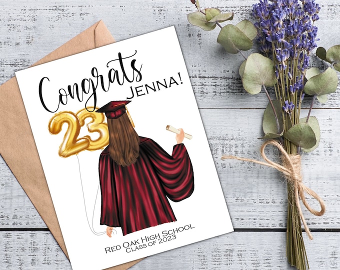 Funny Graduation Card, Digital PDF Card, Class of 2023, Printable Card ...