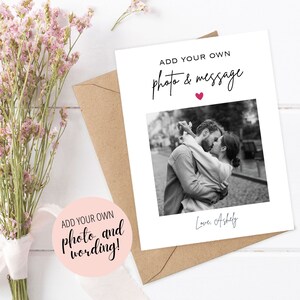 Personalized Photo Birthday Card, Custom Birthday Card, Birthday Photo ...