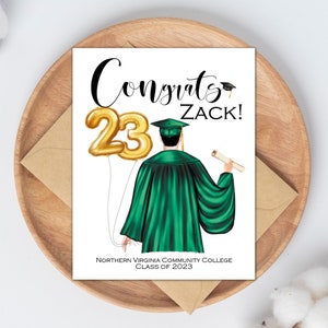 Personalized Graduation Card for Class of 2025, Congratulations Grad ...