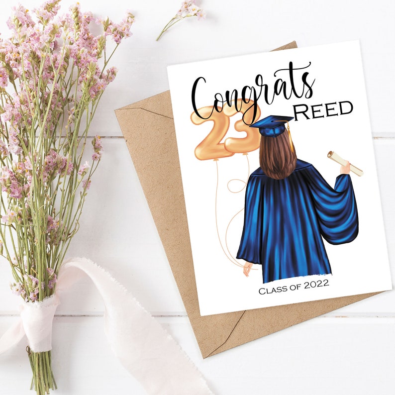 PERSONALIZED GRADUATION Card Custom Graduation Card - Etsy
