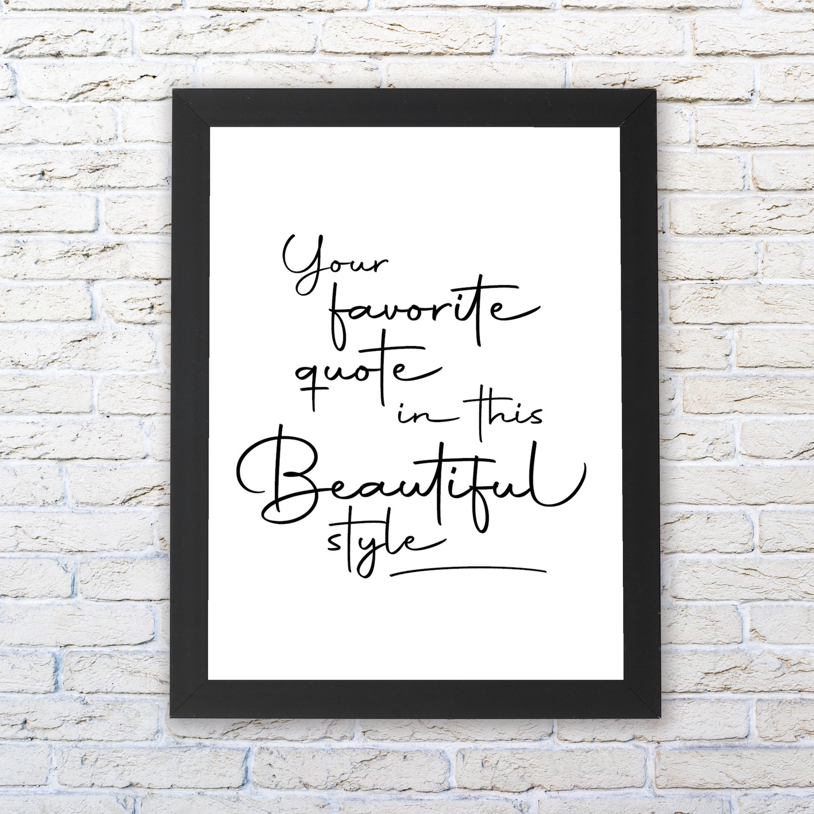 PERSONALIZED QUOTE PRINT Custom Print Custom Quote Custom | Etsy