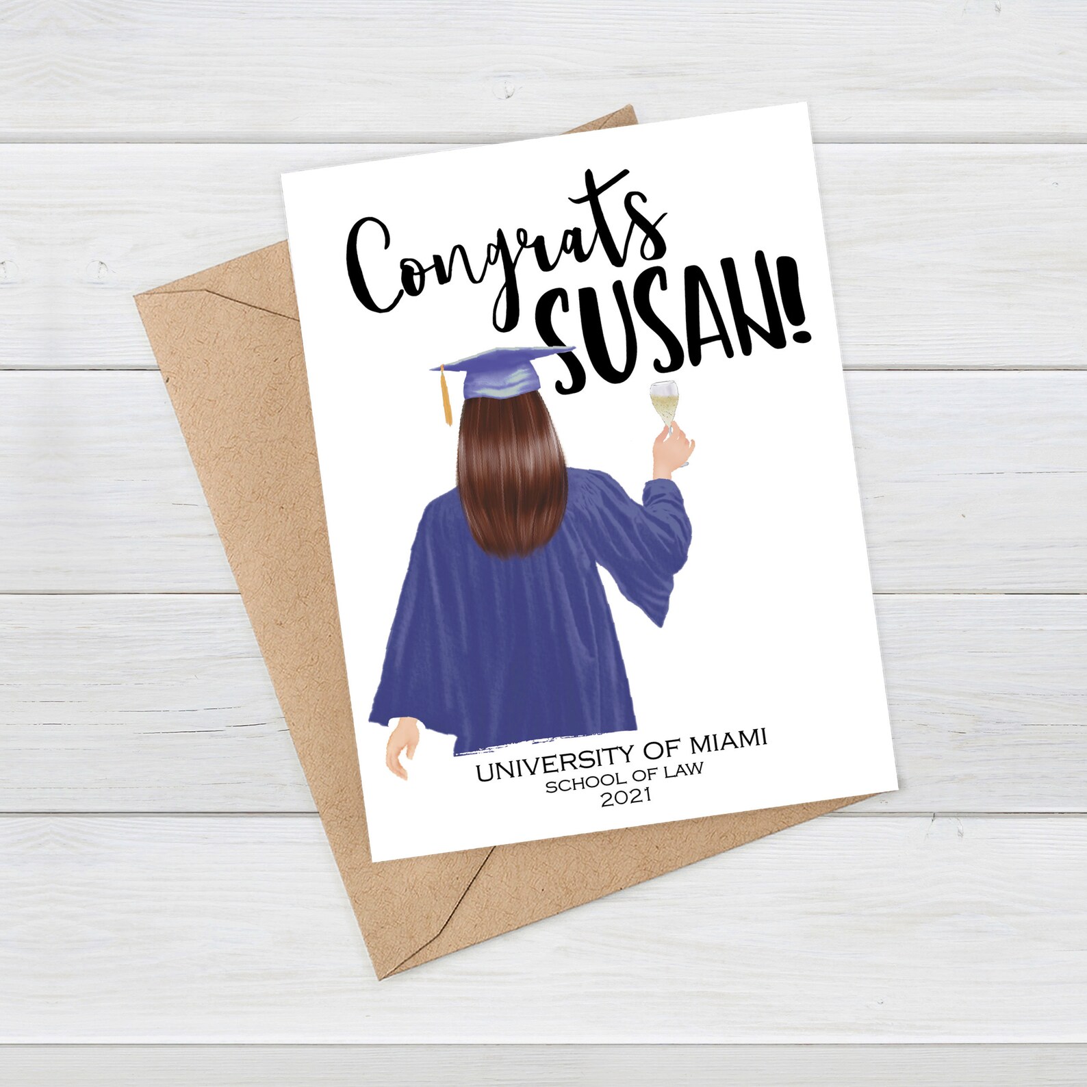 PERSONALIZED GRADUATION Card Custom Graduation Card | Etsy