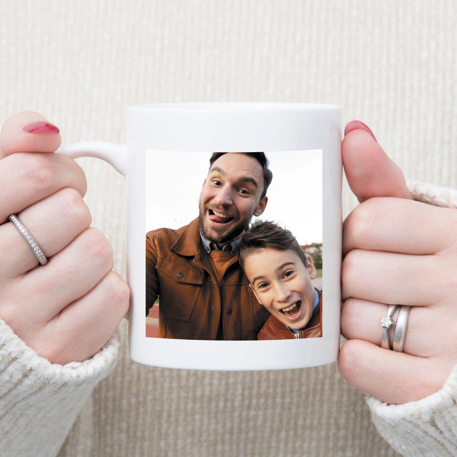Personalized Photo Coffee Mug: Custom Ceramic Gift, Upload Your Design ...