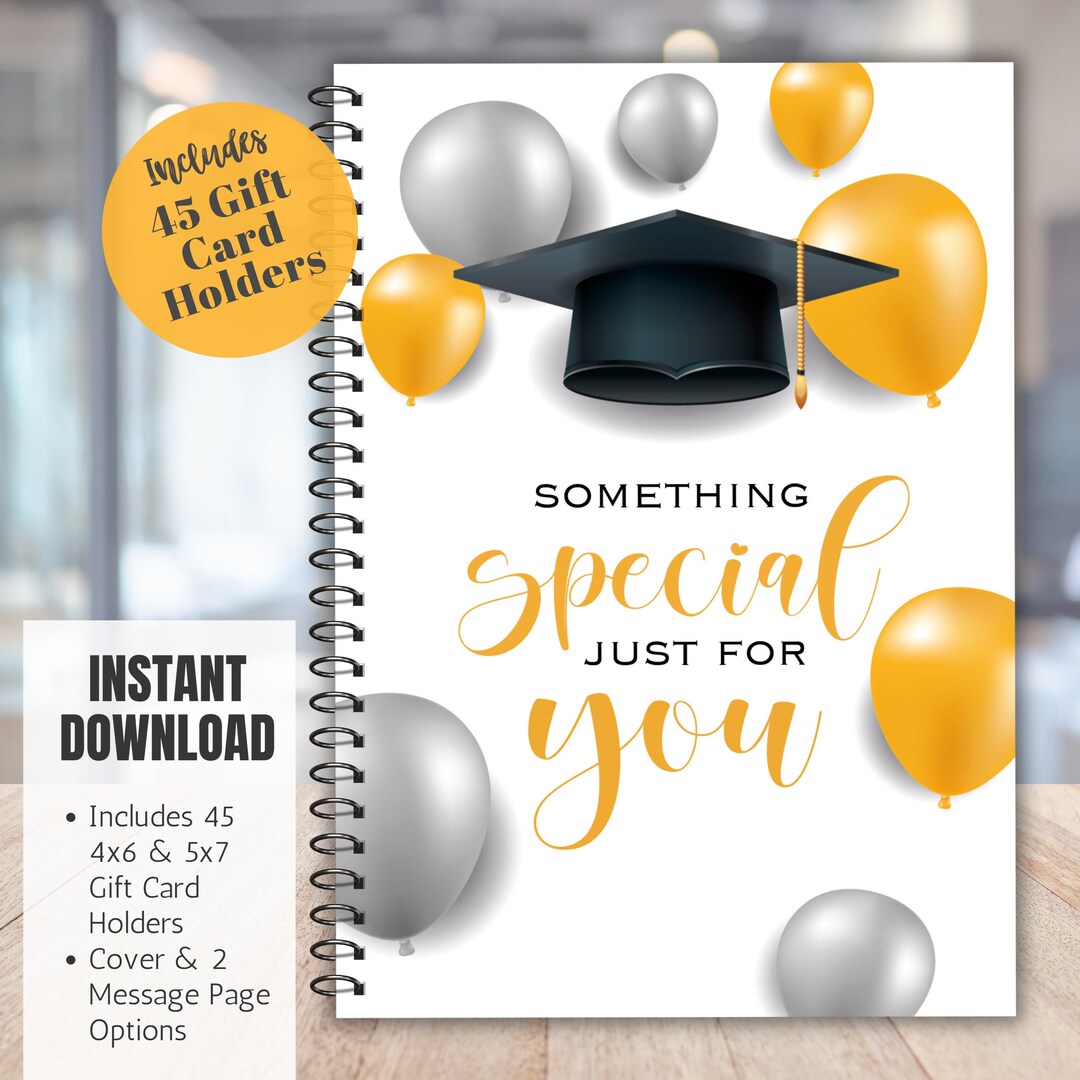 Graduation Gift Card Book, College Care Package, High School Graduation ...