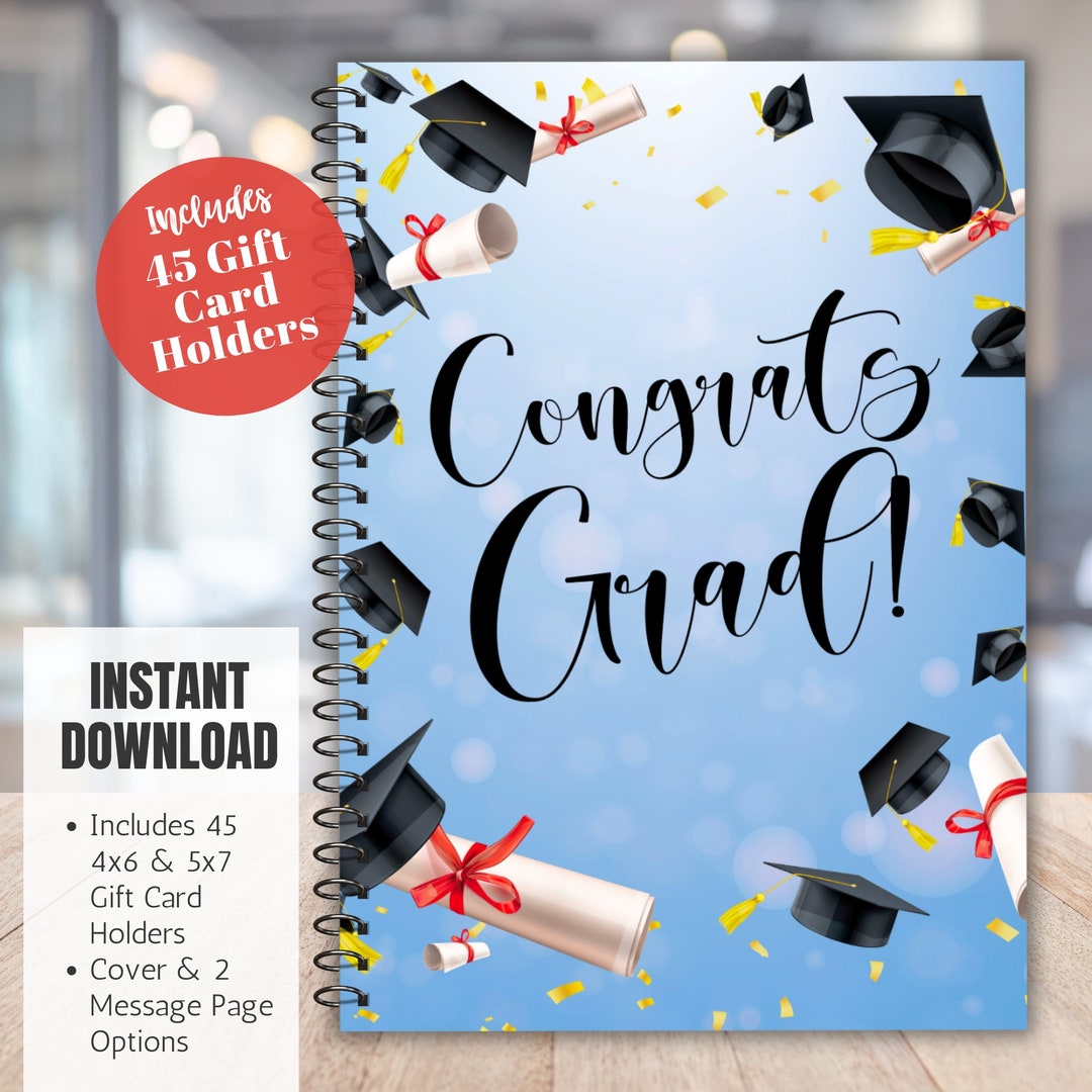 Graduation Gift Card Holder College Care Package High School Graduation ...