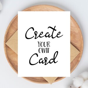 PERSONALIZED CARDS, Custom Christmas Card, Create Your Own Card, Custom ...