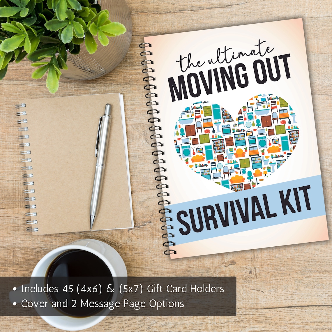 Moving Out Survival Kit Moving Gift New Home Gift Card Book ...