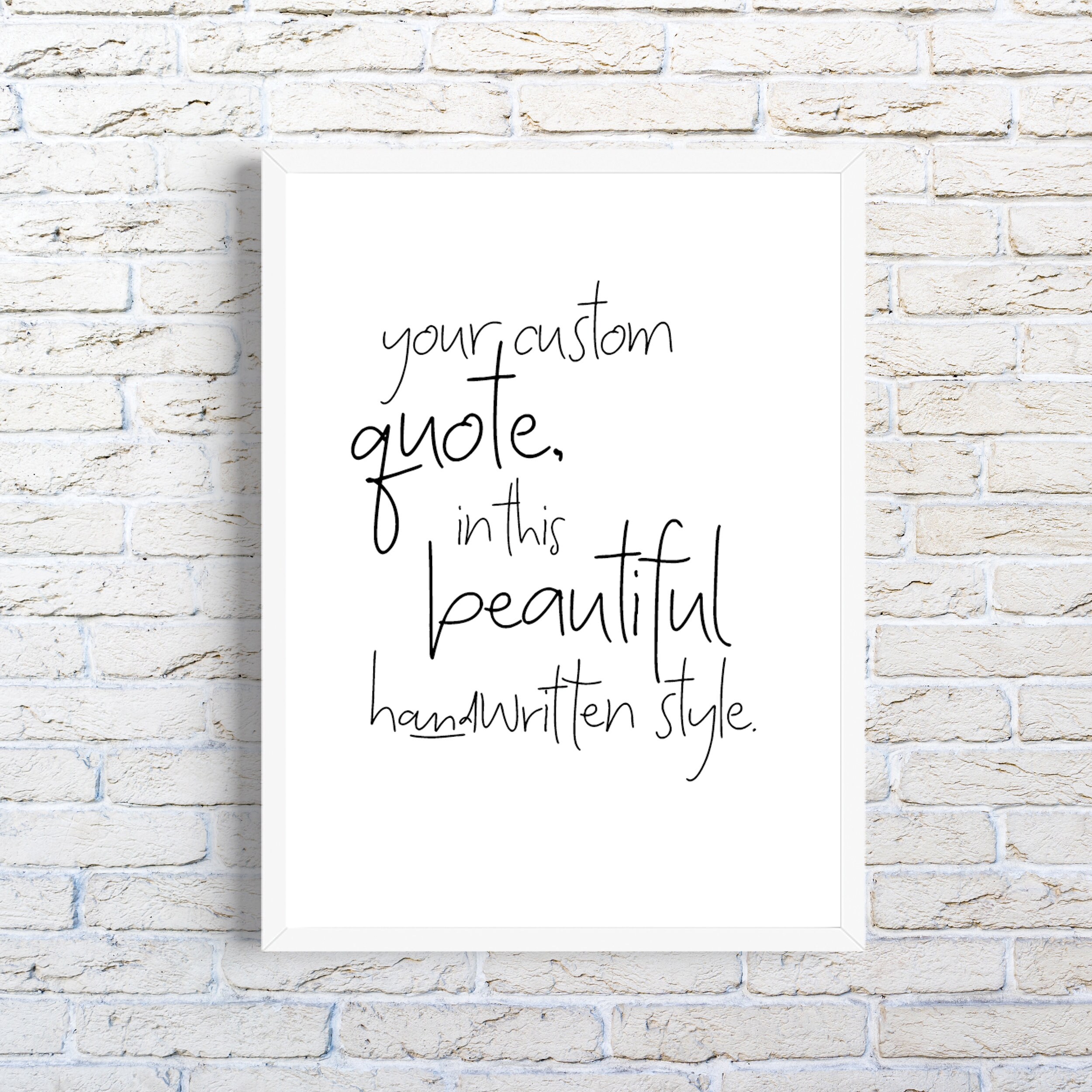 PERSONALIZED QUOTE PRINT, Custom Print, Custom Quote, Custom Wall Print ...