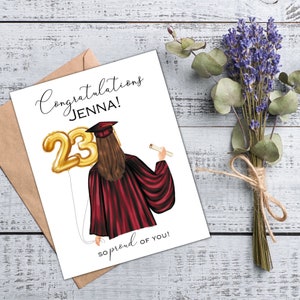 Personalized Graduation Card, Graduation Gifts, Custom Grad Card ...