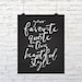 CUSTOM QUOTE PRINT, Chalkboard Wall Art, Custom Chalkboard Print ...