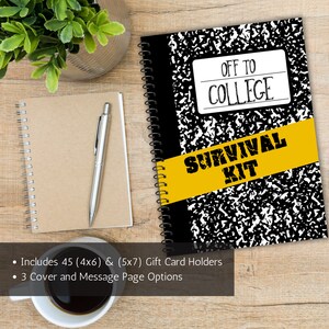 Graduation Gift Card Book College Survival Book College Gift Card Book ...