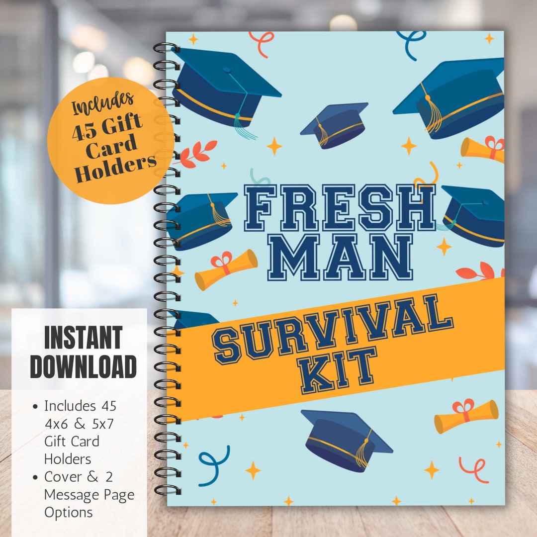 Graduation Gift Card Book College Care Package for Freshman Survival ...