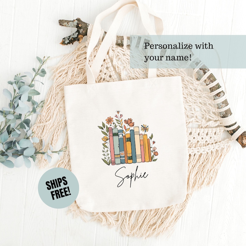 Library Book Bag - Etsy