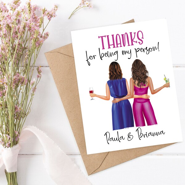 Card for Friend - Etsy