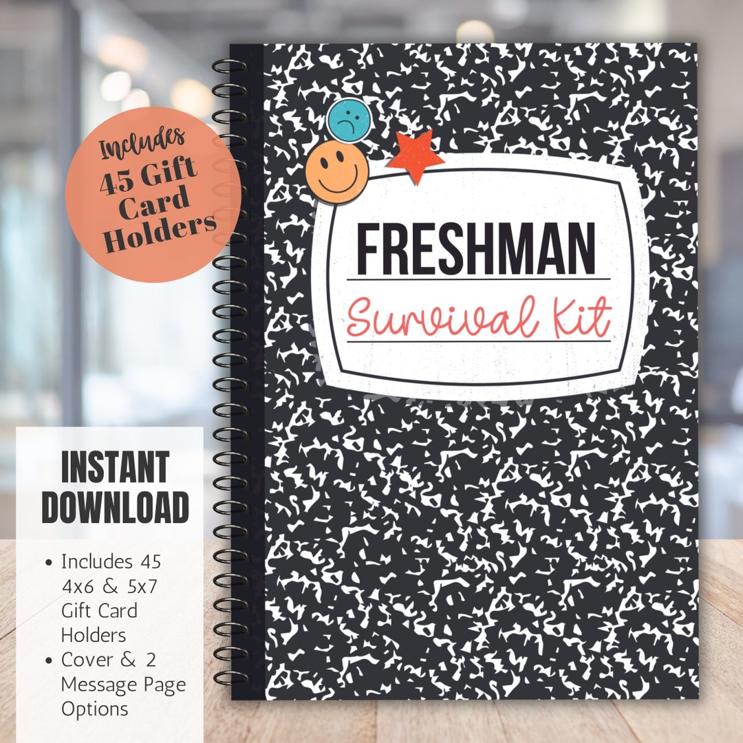 College Care Package for Freshman Survival Kit College Gift Card Book ...