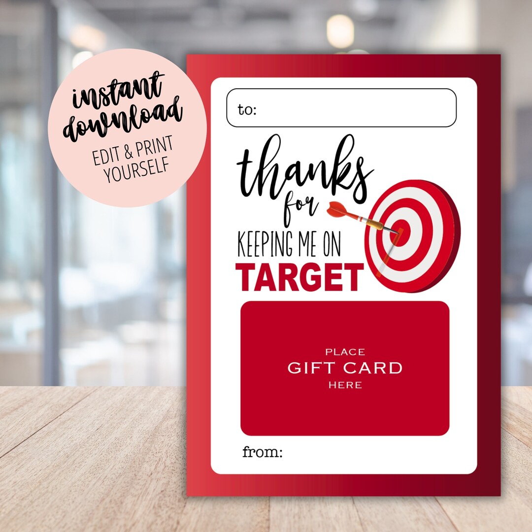 Printable Gift Card Holder, Thank You Teacher Appreciation Instant ...