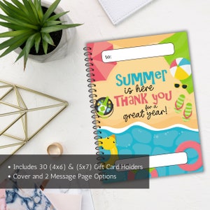 Teacher Appreciation Printable Gift Card Holder, Teacher Thank You Card ...