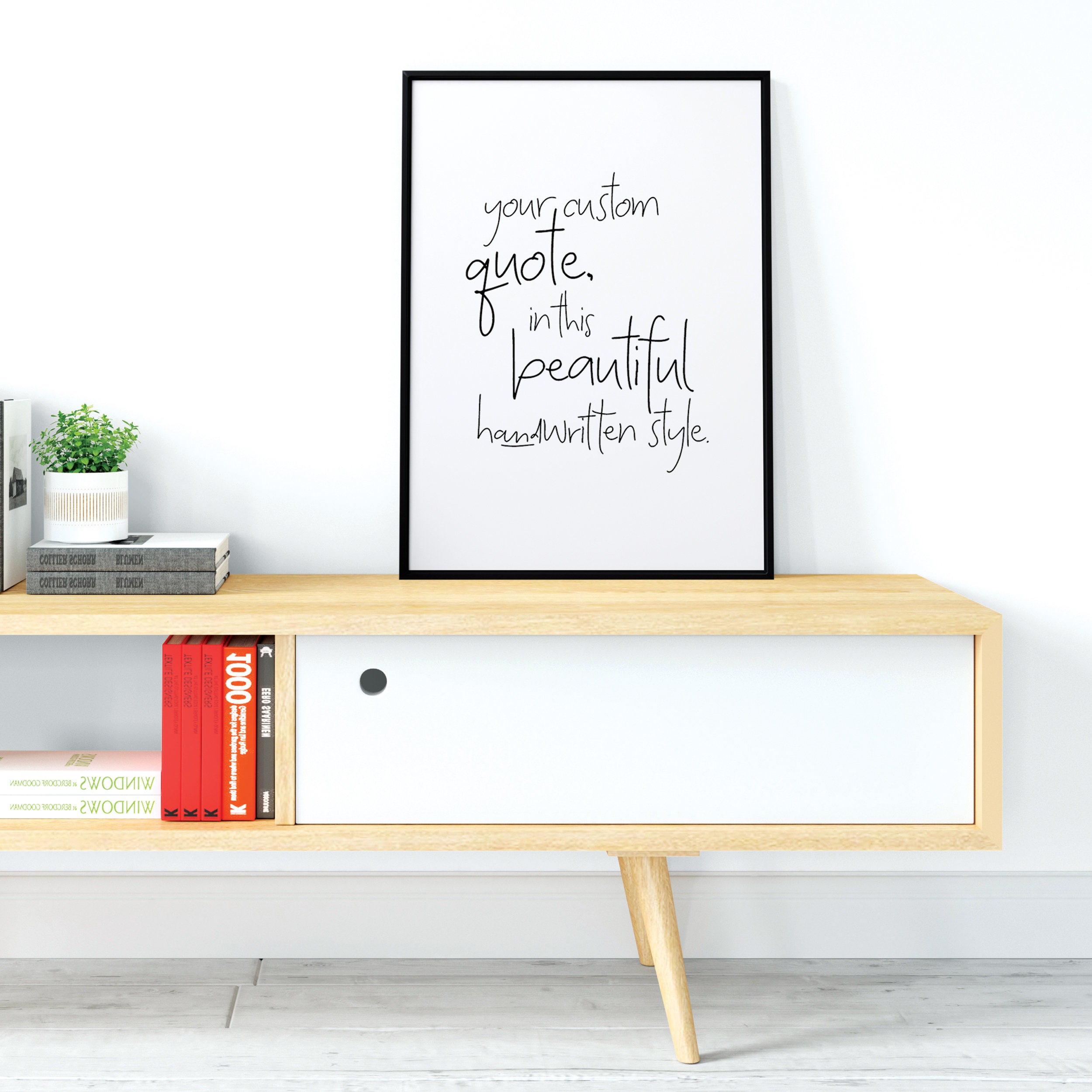 PERSONALIZED QUOTE PRINT, Custom Print, Custom Quote, Custom Wall Print ...