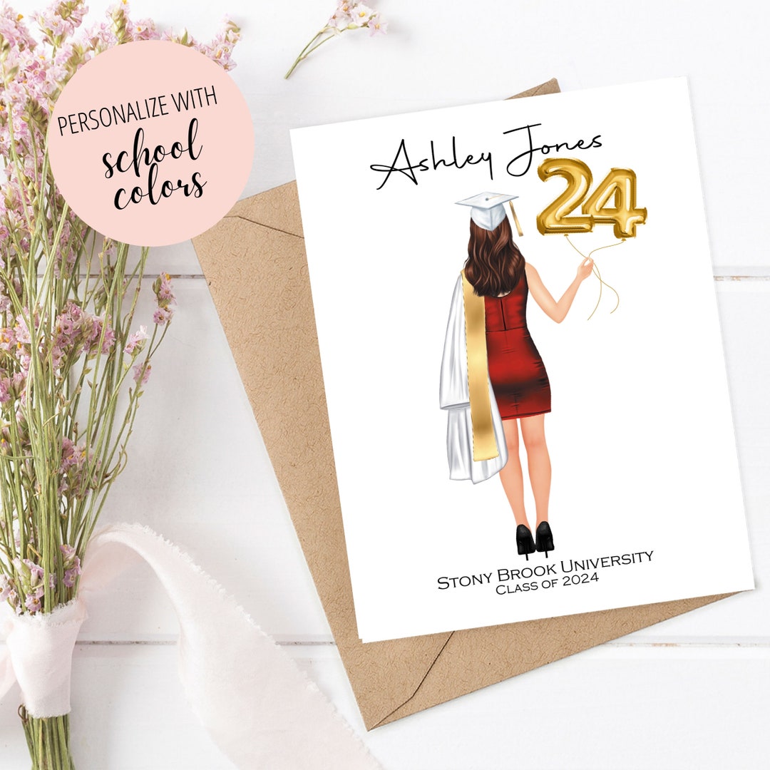 PERSONALIZED GRADUATION Card for Class of 2024 Graduation Card ...